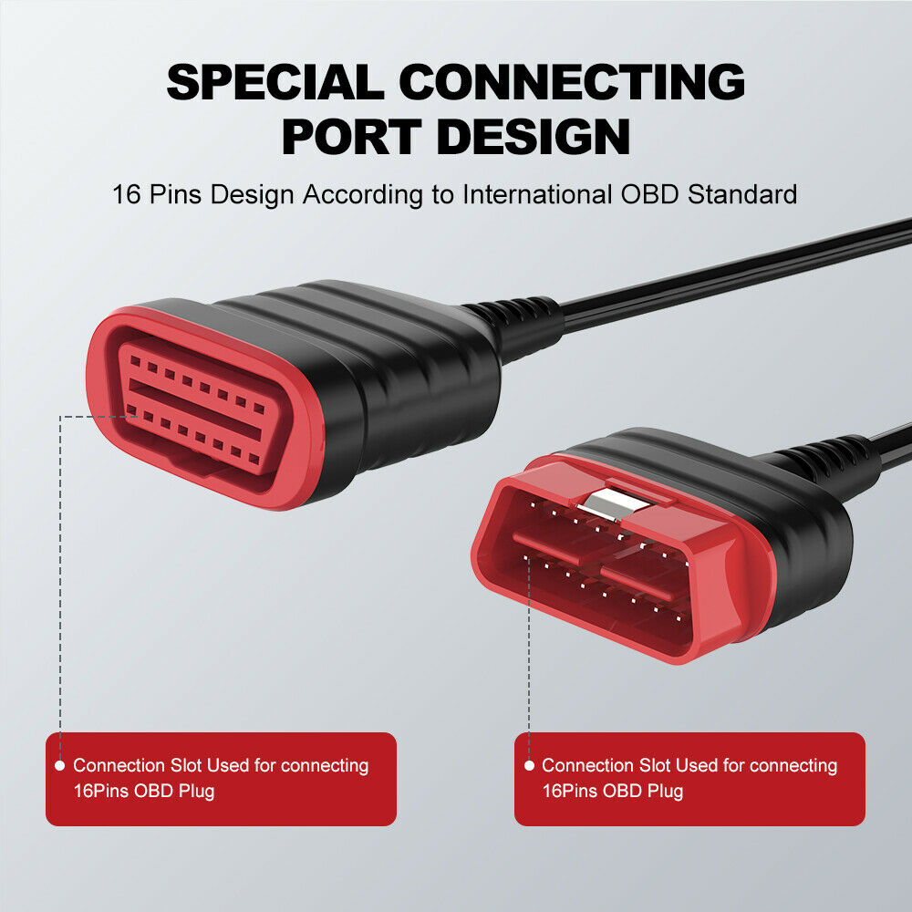 ThinkCar OBD2 Extension Cable - 19" Replacement 16 Pin OBD2 Extension ...